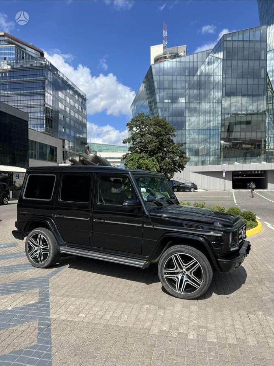 Black Mercedes-Benz G 350 2015 in Vilnius, with an engine capacity of 2.99 L and mileage of 254 thousand km for 53900 €, photo 6 on AUTOMOTO.COM.LV