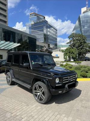 Black Mercedes-Benz G 350 2015 in Vilnius, with an engine capacity of 2.99 L and mileage of 254 thousand km for 53900 €, photo 7 on AUTOMOTO.COM.LV