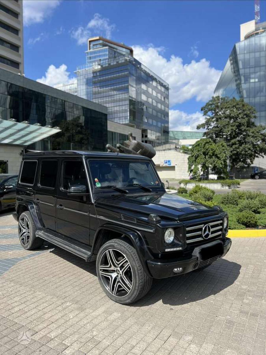 Black Mercedes-Benz G 350 2015 in Vilnius, with an engine capacity of 2.99 L and mileage of 254 thousand km for 53900 €, photo 7 on AUTOMOTO.COM.LV