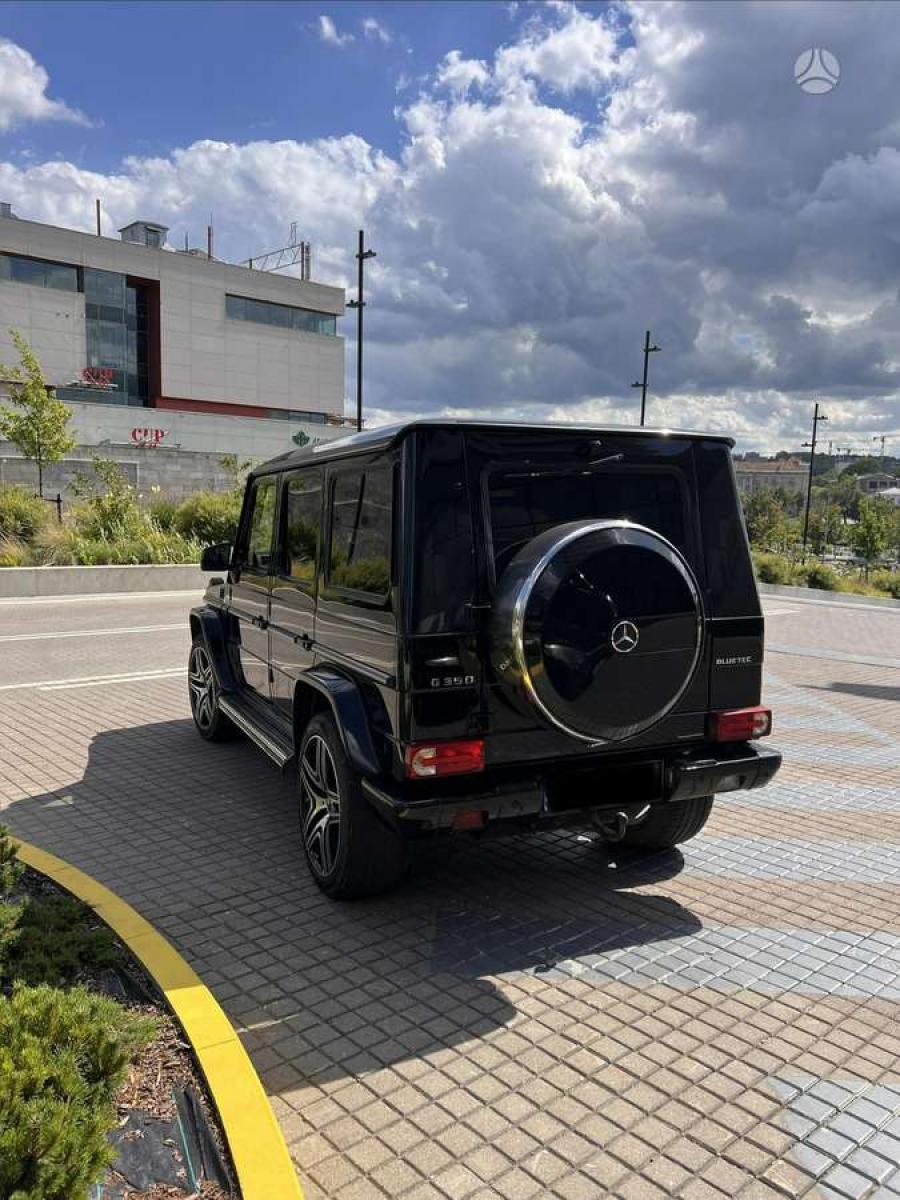 Black Mercedes-Benz G 350 2015 in Vilnius, with an engine capacity of 2.99 L and mileage of 254 thousand km for 53900 €, photo 8 on AUTOMOTO.COM.LV