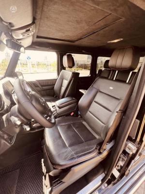 Black Mercedes-Benz G 350 2015 in Vilnius, with an engine capacity of 2.99 L and mileage of 254 thousand km for 53900 €, photo 10 on AUTOMOTO.COM.LV