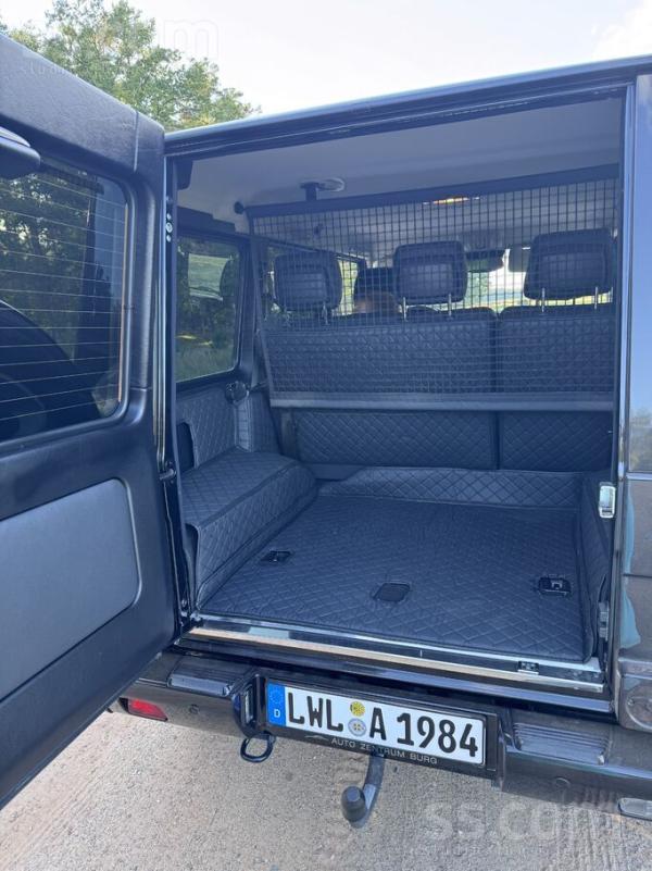 Melns Mercedes-Benz G 350 2015 Rīga, ar dzinēja tilpumu 3.50 L un nobraukumu 178 tūkst. km par 55000 €, foto 9 vietnē AUTOMOTO.COM.LV