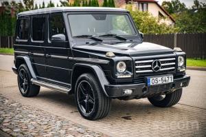Black Mercedes-Benz G 350 2015 in Riga, with an engine capacity of 3.00 L and mileage of 213 thousand km for 42990 €, photo 4 on AUTOMOTO.COM.LV