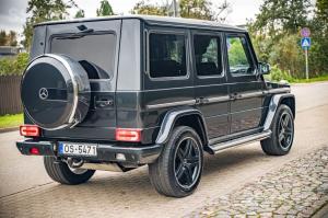 Black Mercedes-Benz G 350 2015 in Riga, with an engine capacity of 3.00 L and mileage of 213 thousand km for 42990 €, photo 5 on AUTOMOTO.COM.LV