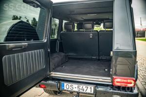 Black Mercedes-Benz G 350 2015 in Riga, with an engine capacity of 3.00 L and mileage of 213 thousand km for 42990 €, photo 13 on AUTOMOTO.COM.LV