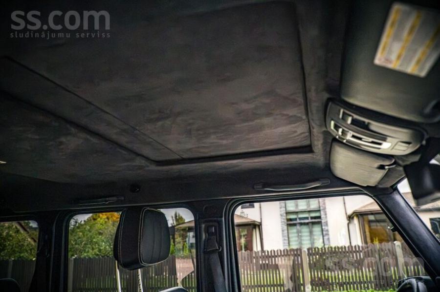 Black Mercedes-Benz G 350 2015 in Riga, with an engine capacity of 3.00 L and mileage of 213 thousand km for 42990 €, photo 23 on AUTOMOTO.COM.LV