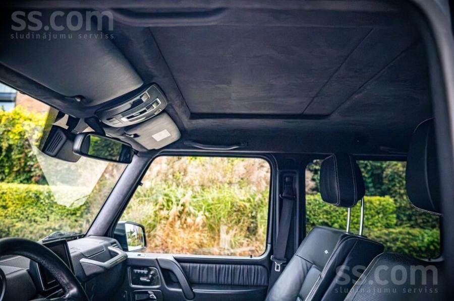 Black Mercedes-Benz G 350 2015 in Riga, with an engine capacity of 3.00 L and mileage of 213 thousand km for 42990 €, photo 27 on AUTOMOTO.COM.LV