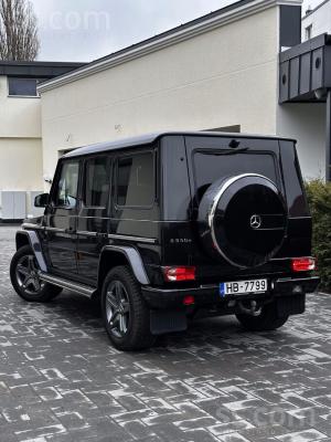 Black Mercedes-Benz G 350 2018 in Riga, with an engine capacity of 3.00 L and mileage of 90 thousand km for 76835 €, photo 5 on AUTOMOTO.COM.LV