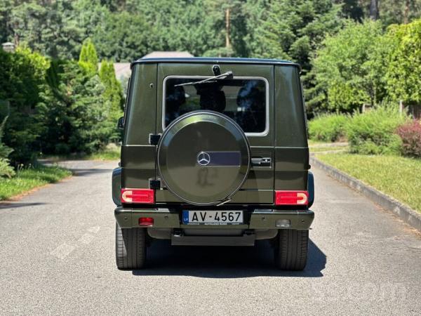 Black Mercedes-Benz G 350 2018 in Riga, with an engine capacity of 3.00 L and mileage of 210 thousand km for 62950 €, photo 6 on AUTOMOTO.COM.LV