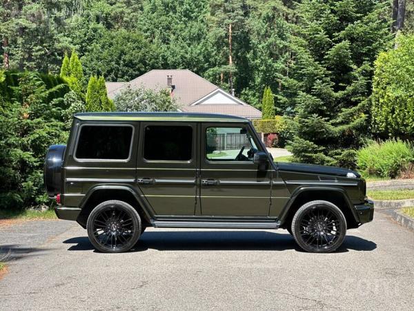Black Mercedes-Benz G 350 2018 in Riga, with an engine capacity of 3.00 L and mileage of 210 thousand km for 62950 €, photo 7 on AUTOMOTO.COM.LV