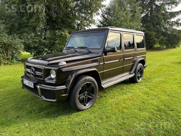 Mercedes-Benz G 350 2014 in Riga on AUTOMOTO.COM.LV Brown Mercedes-Benz G 350 2014 in Riga, with an engine capacity of 3.00 L and mileage of 175 thousand km for 52000 €, photo 6 on AUTOMOTO.COM.LV
