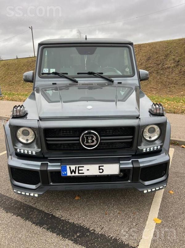 Grey Mercedes-Benz G 350 2012 in Jurmala, with an engine capacity of 3.50 L and mileage of 214 thousand km for 34900 €, photo 1 on AUTOMOTO.COM.LV