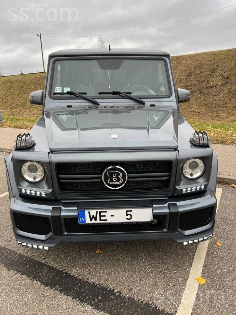 Grey Mercedes-Benz G 350 2012 in Jurmala, with an engine capacity of 3.50 L and mileage of 214 thousand km for 34900 €, photo 1 on AUTOMOTO.COM.LV