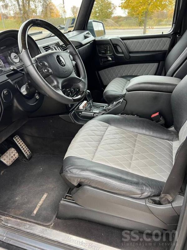 Grey Mercedes-Benz G 350 2012 in Jurmala, with an engine capacity of 3.50 L and mileage of 214 thousand km for 34900 €, photo 8 on AUTOMOTO.COM.LV