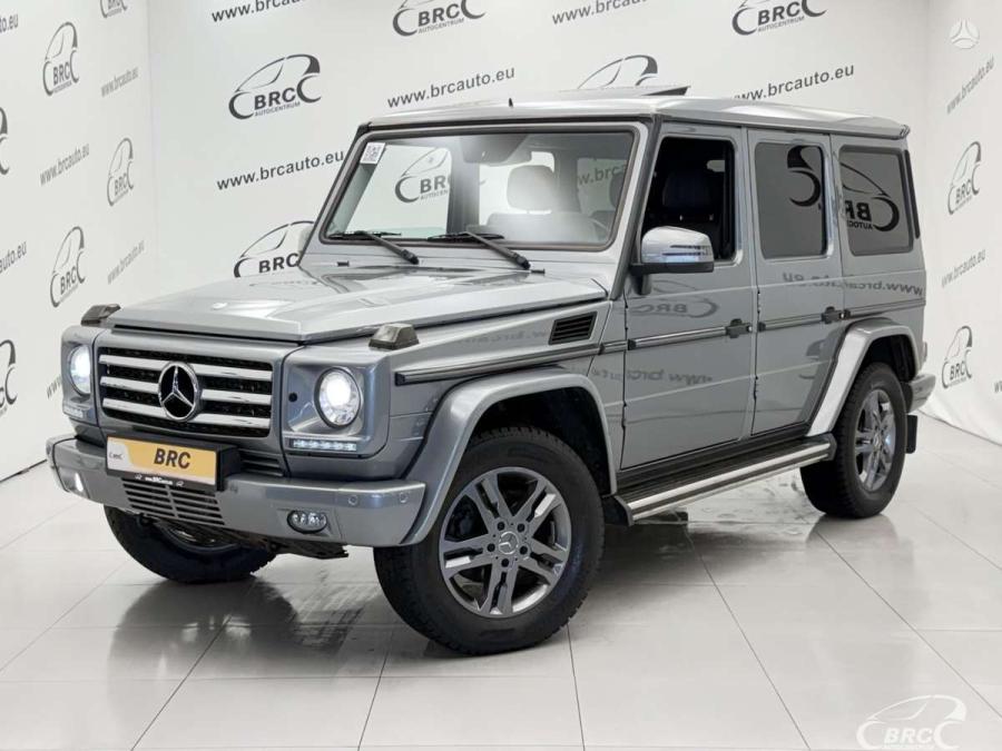 Grey Mercedes-Benz G 350 2014 in Vilnius, with an engine capacity of 2.99 L and mileage of 226 thousand km for 38500 €, photo 1 on AUTOMOTO.COM.LV