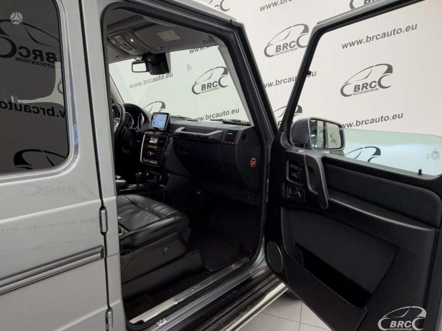 Grey Mercedes-Benz G 350 2014 in Vilnius, with an engine capacity of 2.99 L and mileage of 226 thousand km for 38500 €, photo 10 on AUTOMOTO.COM.LV