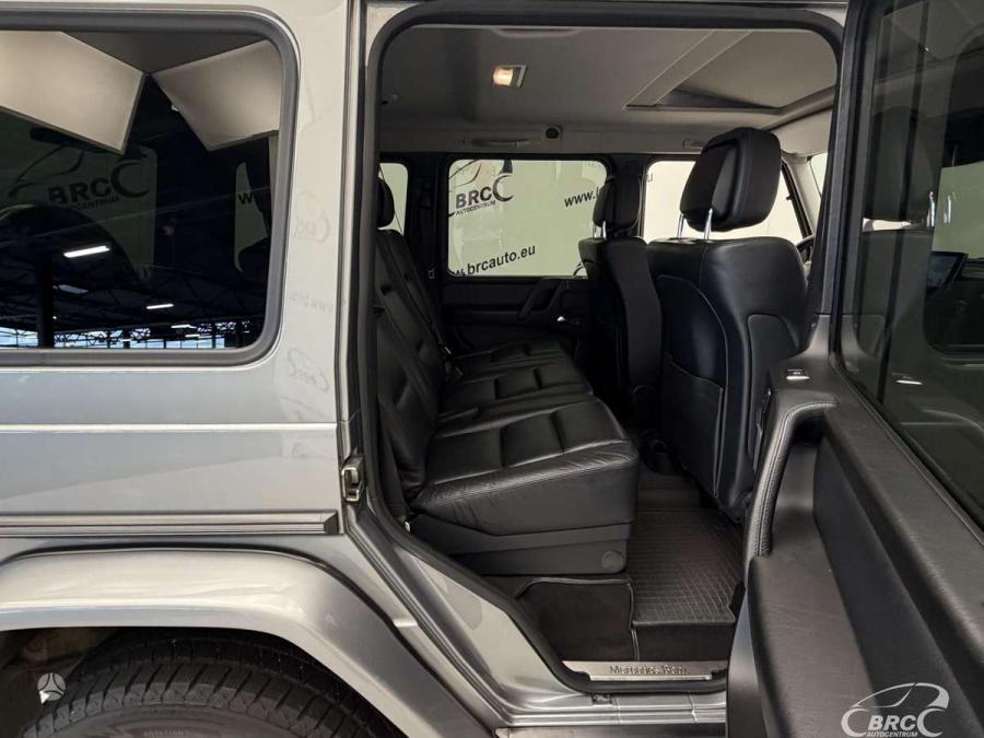 Grey Mercedes-Benz G 350 2014 in Vilnius, with an engine capacity of 2.99 L and mileage of 226 thousand km for 38500 €, photo 12 on AUTOMOTO.COM.LV