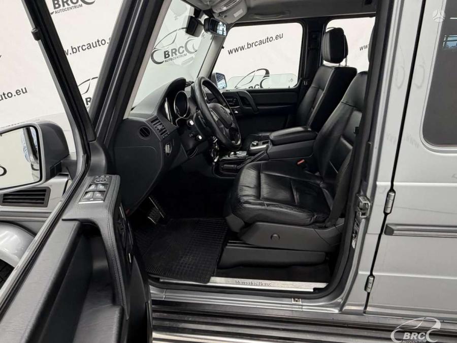 Grey Mercedes-Benz G 350 2014 in Vilnius, with an engine capacity of 2.99 L and mileage of 226 thousand km for 38500 €, photo 24 on AUTOMOTO.COM.LV