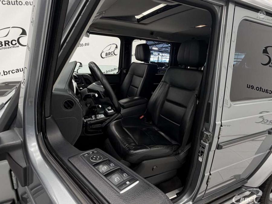 Grey Mercedes-Benz G 350 2014 in Vilnius, with an engine capacity of 2.99 L and mileage of 226 thousand km for 38500 €, photo 26 on AUTOMOTO.COM.LV
