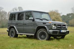 Pelēks Mercedes-Benz G 350 2016 Liepāja, ar dzinēja tilpumu 2.99 L un nobraukumu 121 tūkst. km par 66000 €, foto  vietnē AUTOMOTO.COM.LV