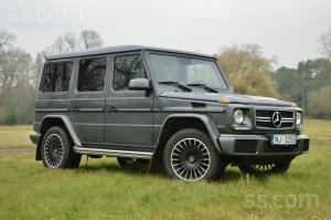 Grey Mercedes-Benz G 350 2016 in Liepaja, with an engine capacity of 3.50 L and mileage of 122 thousand km for 61000 €, photo 1 on AUTOMOTO.COM.LV