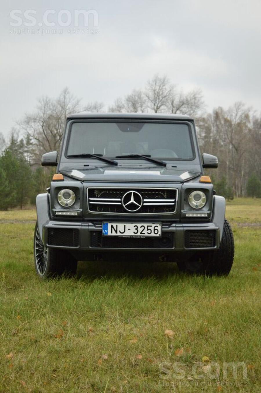 Grey Mercedes-Benz G 350 2016 in Liepaja, with an engine capacity of 3.50 L and mileage of 122 thousand km for 61000 €, photo 5 on AUTOMOTO.COM.LV