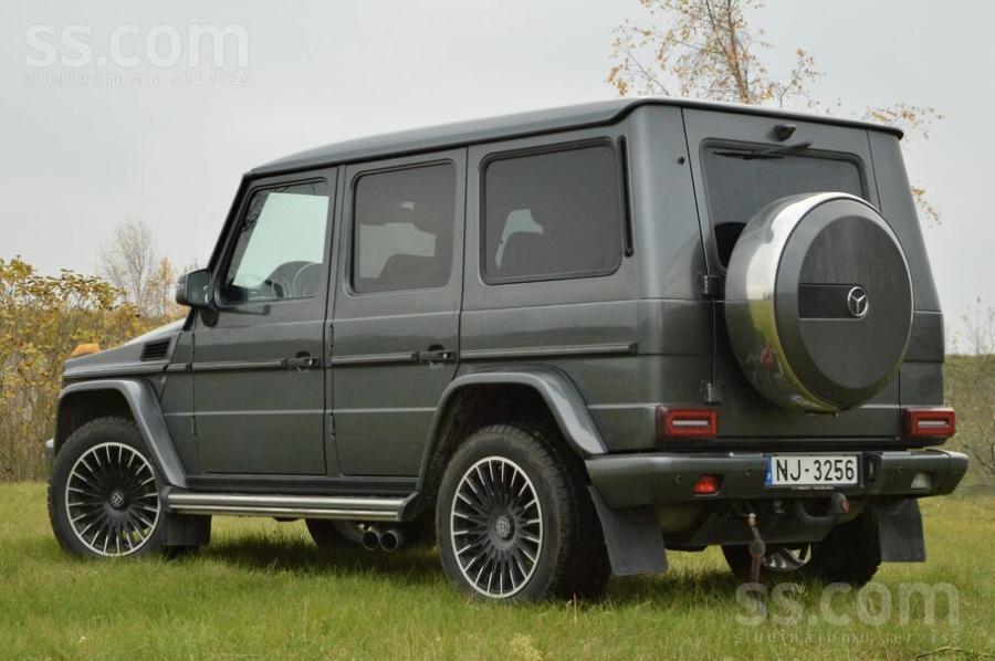 Grey Mercedes-Benz G 350 2016 in Liepaja, with an engine capacity of 3.50 L and mileage of 122 thousand km for 61000 €, photo 7 on AUTOMOTO.COM.LV