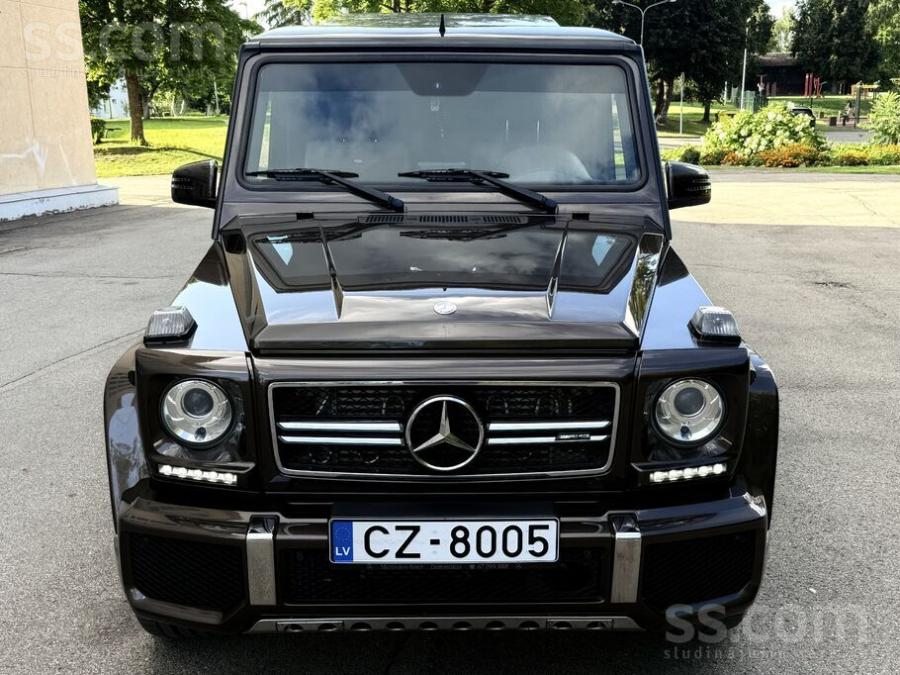 Sarkans Mercedes-Benz G 350 2014 Rīga, ar dzinēja tilpumu 3.00 L un nobraukumu 173 tūkst. km par 52000 €, foto 3 vietnē AUTOMOTO.COM.LV
