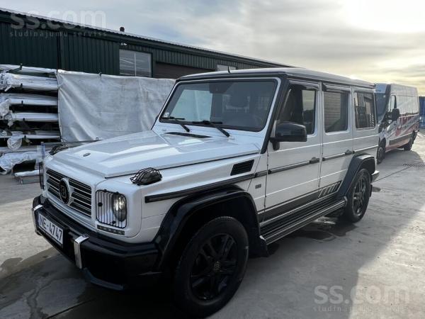 Balts Mercedes-Benz G 350 2015 Tukums, ar dzinēja tilpumu 3.50 L un nobraukumu 121 tūkst. km par 68540 €, foto 5 vietnē AUTOMOTO.COM.LV
