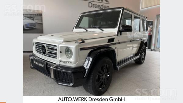 Balts Mercedes-Benz G 350 2015 Tukums, ar dzinēja tilpumu 3.50 L un nobraukumu 121 tūkst. km par 68540 €, foto 1 vietnē AUTOMOTO.COM.LV