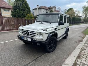 White Mercedes-Benz G 350 2015 in Riga, with an engine capacity of 3.00 L and mileage of 80 thousand km for 60500 €, photo  on AUTOMOTO.COM.LV