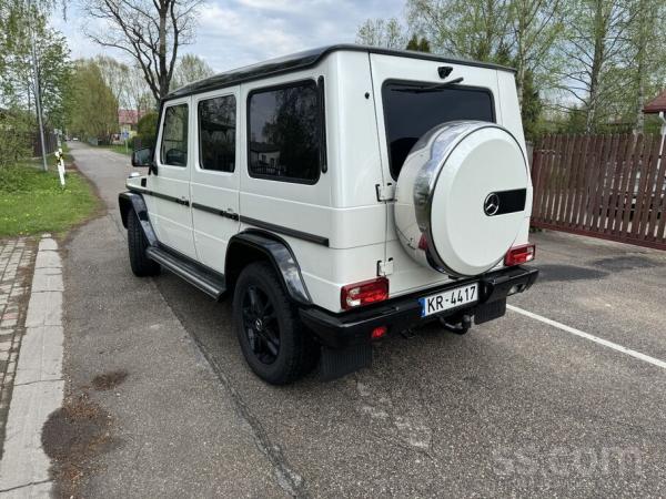 Белый Мерседес Г 350 2015 в Рига, объемом двигателя 3.00 л и пробегом 80 тыс. км за 60500 €, фото 2 на AUTOMOTO.COM.LV