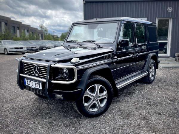 Melns Mercedes-Benz g-400 2002 Viļņa, ar dzinēja tilpumu 4.00 L un nobraukumu 222 tūkst. km par 21999 €, foto 1 vietnē AUTOMOTO.COM.LV
