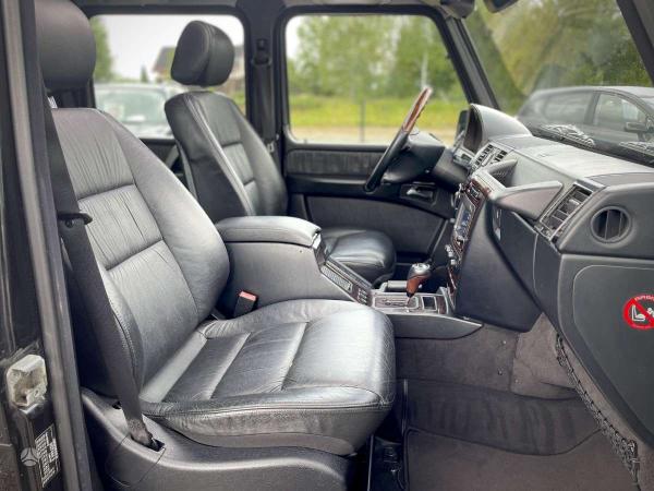Melns Mercedes-Benz g-400 2002 Viļņa, ar dzinēja tilpumu 4.00 L un nobraukumu 222 tūkst. km par 21999 €, foto 9 vietnē AUTOMOTO.COM.LV