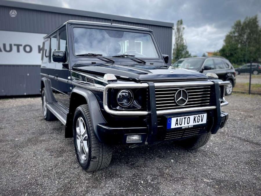Melns Mercedes-Benz g-400 2002 Viļņa, ar dzinēja tilpumu 4.00 L un nobraukumu 222 tūkst. km par 21999 €, foto 8 vietnē AUTOMOTO.COM.LV