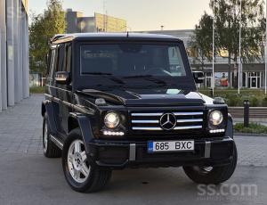 Black Mercedes-Benz g-400 2002 in Valka, with an engine capacity of 4.00 L and mileage of 249 thousand km for 21990 €, photo 6 on AUTOMOTO.COM.LV