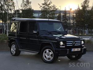 Black Mercedes-Benz g-400 2002 in Valka, with an engine capacity of 4.00 L and mileage of 249 thousand km for 21990 €, photo 7 on AUTOMOTO.COM.LV