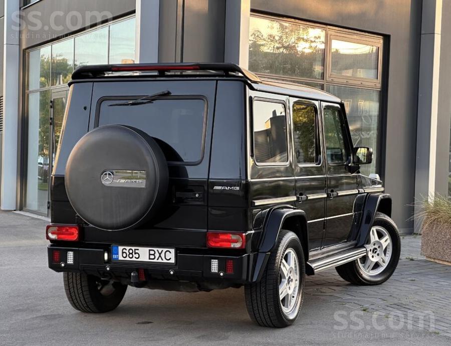 Black Mercedes-Benz g-400 2002 in Valka, with an engine capacity of 4.00 L and mileage of 249 thousand km for 21990 €, photo 11 on AUTOMOTO.COM.LV