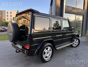 Black Mercedes-Benz g-400 2002 in Valka, with an engine capacity of 4.00 L and mileage of 249 thousand km for 21990 €, photo 12 on AUTOMOTO.COM.LV