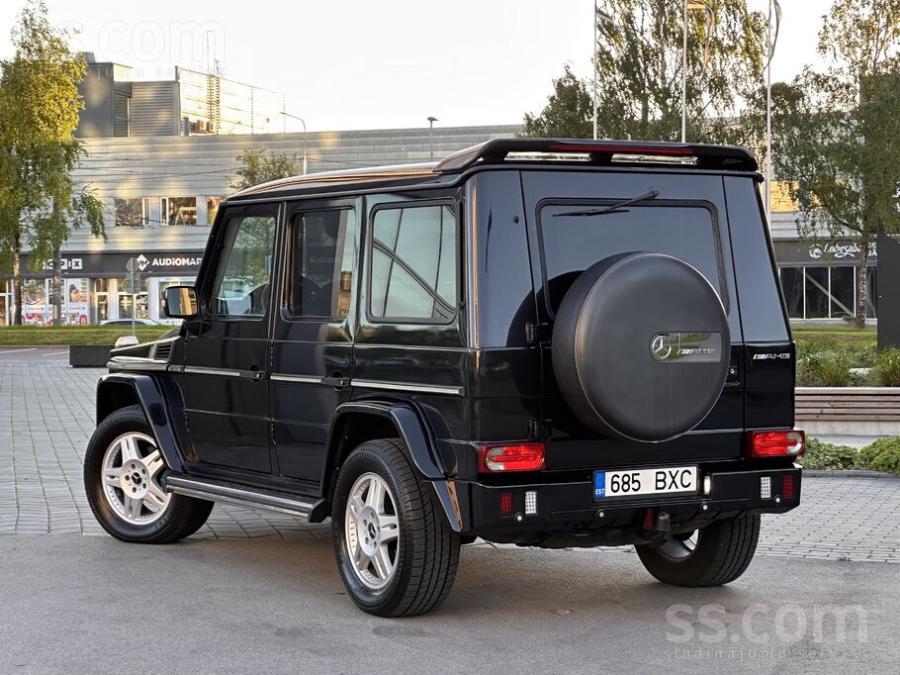 Black Mercedes-Benz g-400 2002 in Valka, with an engine capacity of 4.00 L and mileage of 249 thousand km for 21990 €, photo 14 on AUTOMOTO.COM.LV