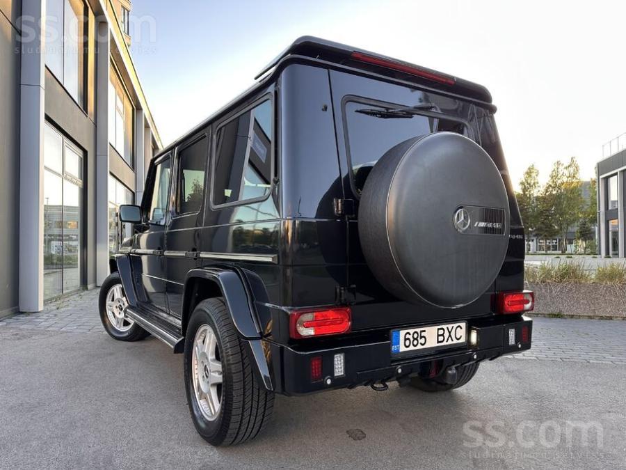 Black Mercedes-Benz g-400 2002 in Valka, with an engine capacity of 4.00 L and mileage of 249 thousand km for 21990 €, photo 15 on AUTOMOTO.COM.LV