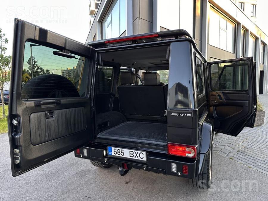 Black Mercedes-Benz g-400 2002 in Valka, with an engine capacity of 4.00 L and mileage of 249 thousand km for 21990 €, photo 23 on AUTOMOTO.COM.LV