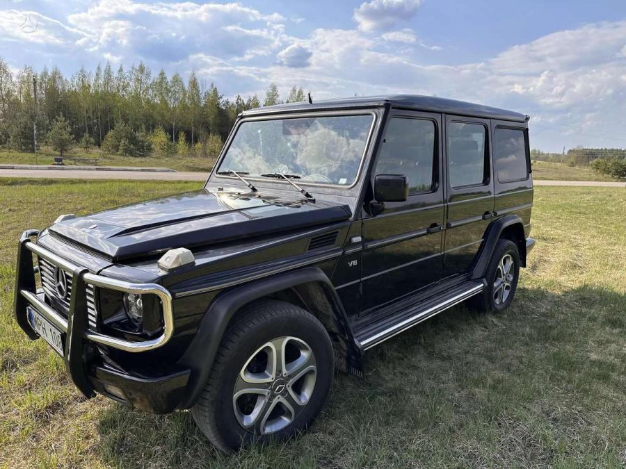 Черный Мерседес Г 400 2002 в Вильнюс, объемом двигателя 0.00 л и пробегом 224 тыс. км за 23900 €, фото 1 на AUTOMOTO.COM.LV