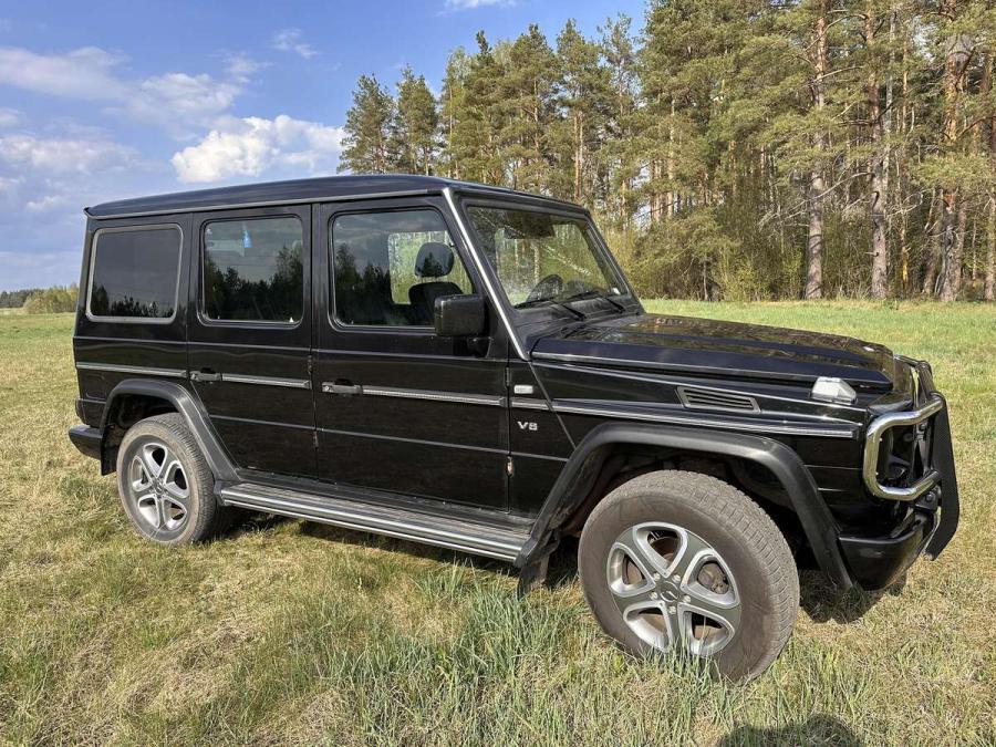 Черный Мерседес Г 400 2002 в Вильнюс, объемом двигателя 0.00 л и пробегом 224 тыс. км за 23900 €, фото 7 на AUTOMOTO.COM.LV