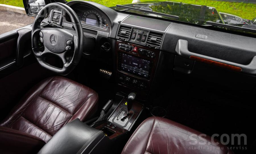 Черный Мерседес Г 400 2006 в Елгава, объемом двигателя 4.00 л и пробегом 434 тыс. км за 29000 €, фото 9 на AUTOMOTO.COM.LV