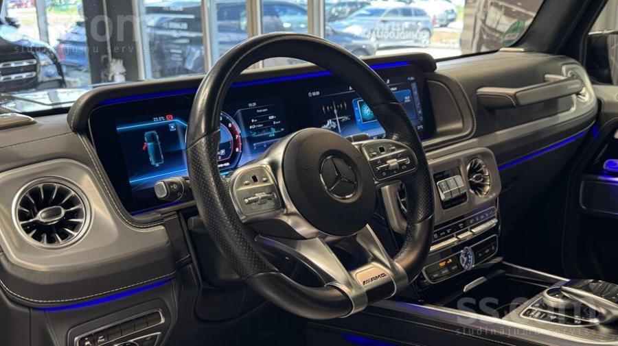 Melns Mercedes-Benz g-400 2022 Rīga, ar dzinēja tilpumu 3.00 L un nobraukumu 60 tūkst. km par 145000 €, foto 35 vietnē AUTOMOTO.COM.LV