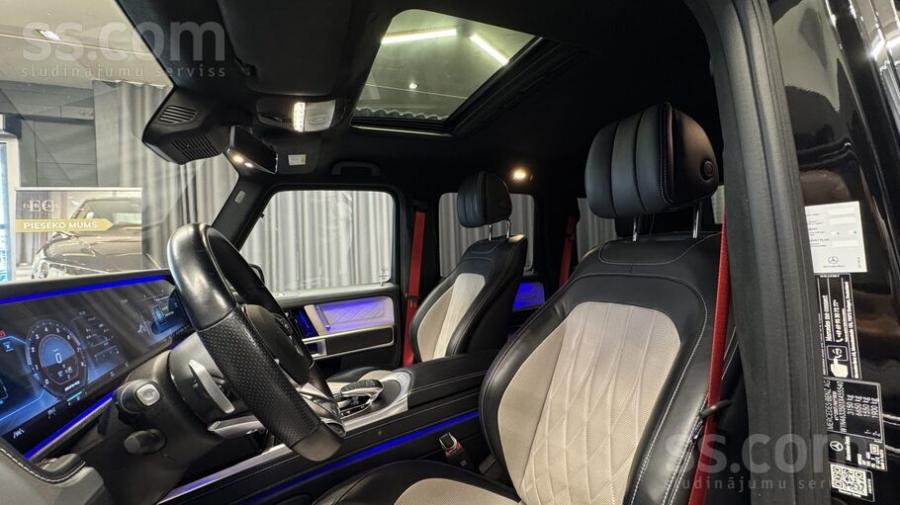 Melns Mercedes-Benz g-400 2022 Rīga, ar dzinēja tilpumu 3.00 L un nobraukumu 60 tūkst. km par 145000 €, foto 39 vietnē AUTOMOTO.COM.LV