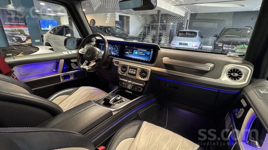 Melns Mercedes-Benz g-400 2022 Rīga, ar dzinēja tilpumu 3.00 L un nobraukumu 60 tūkst. km par 145000 €, foto 26 vietnē AUTOMOTO.COM.LV