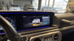 Black Mercedes-Benz g-400 2022 in Riga, with an engine capacity of 3.00 L and mileage of 60 thousand km for 145000 €, photo 32 on AUTOMOTO.COM.LV
