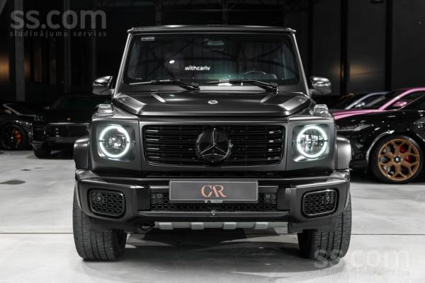 Черный Мерседес Г 400 2024 в Рига, объемом двигателя 3.00 л и пробегом 40 тыс. км за 153000 €, фото 2 на AUTOMOTO.COM.LV